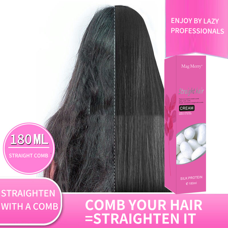 ครีมยืดผมMAG MERRY ยืดผมตรงแบบหวี | Shopee Thailand