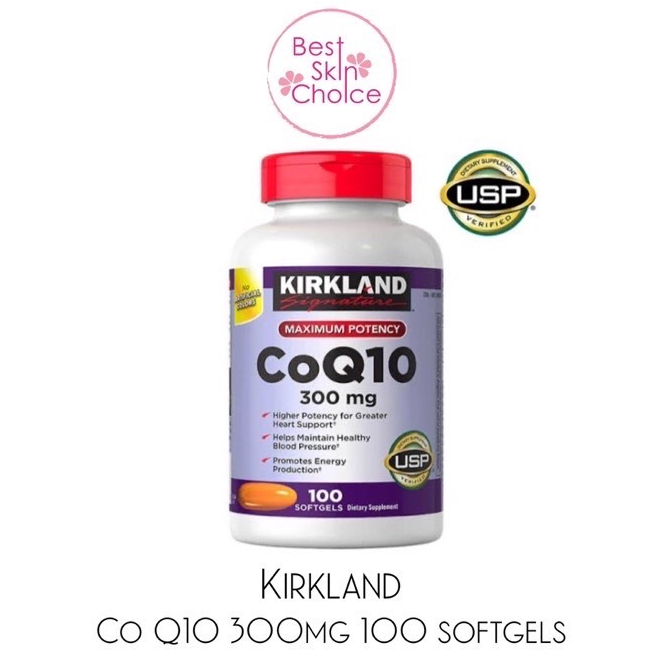 EXP 11/2025 Kirkland Coenzyme Q10 300 mg. ขนาด 100 Softgel | Shopee ...