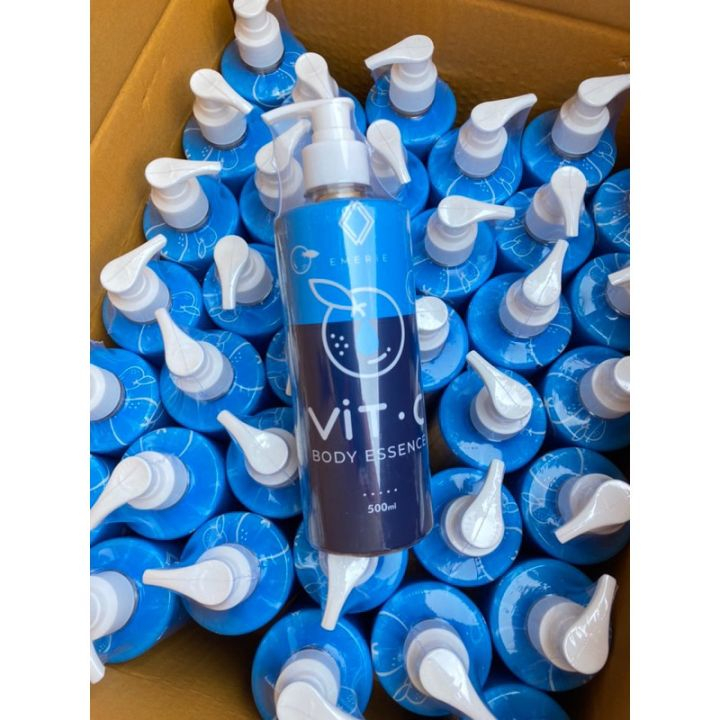 โลชั่น Vit c พัชชา EMERIE Vit C Body Essence อีเมอรี่ วิทซี บอดี้ เอสเซ ...