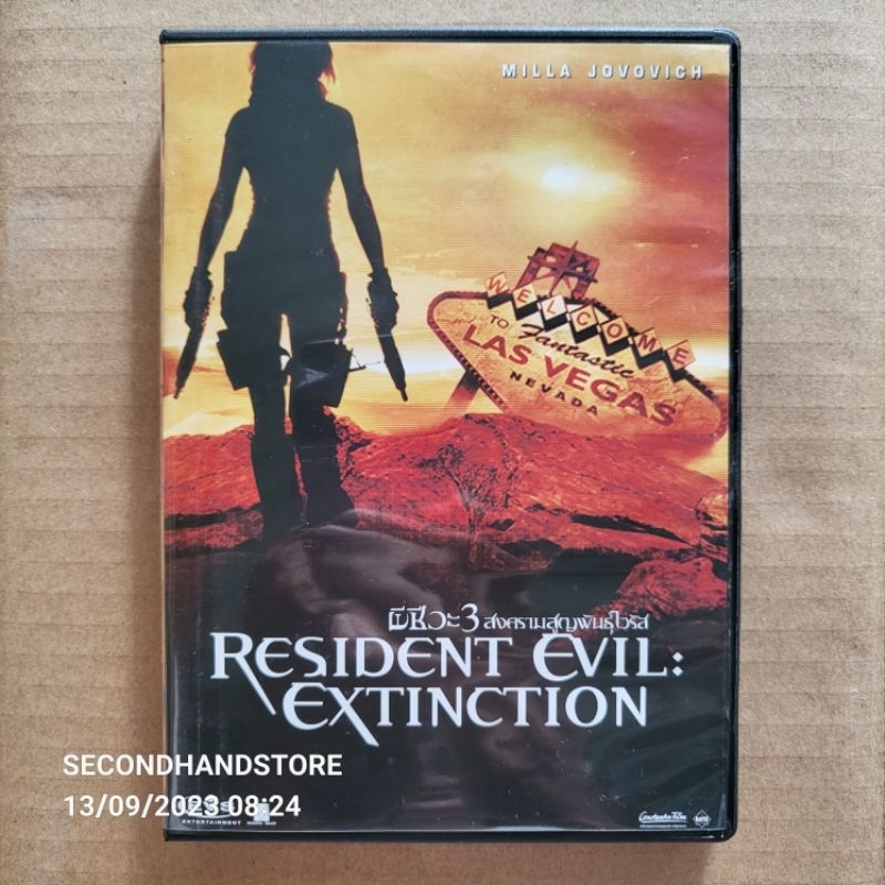 ดีวีดี RESIDENT EVIL EXTINCTION ผีชีวะ ภาค 3 สงครามสูญพันธ์ไวรัส #DVD ...