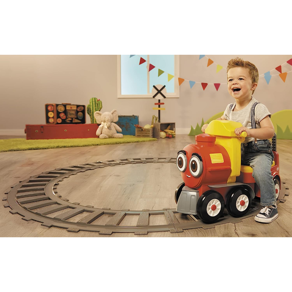 รถนั่งพร้อมราง Little Tikes Cozy Train Scoot Ride-On with Tracks ...