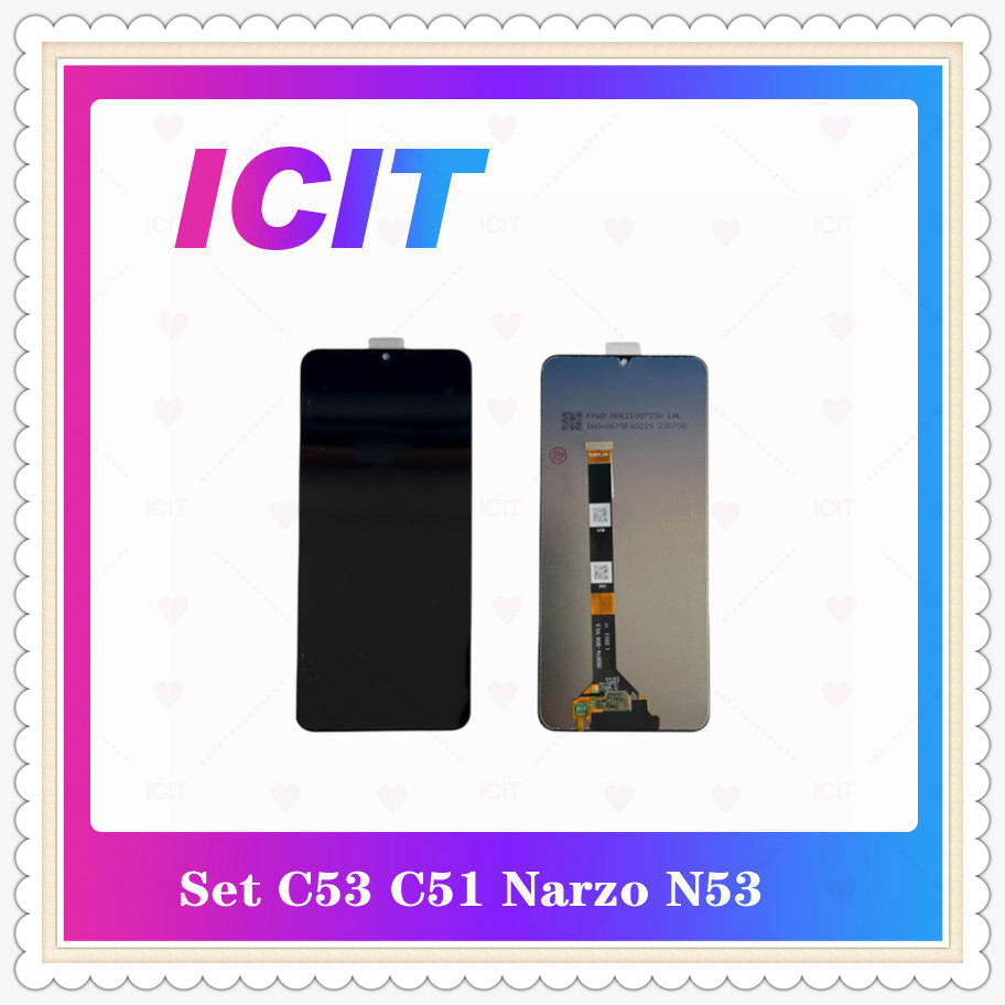 Set Re Note5 C53 / C51 / Narzo N53 อะไหล่หน้าจอพร้อมทัสกรีน หน้าจอ LCD Display Touch Screen ICIT ...