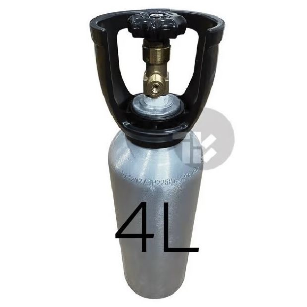 CO2 Tank with CGA320 Valve - Aluminum 4L | Shopee Thailand