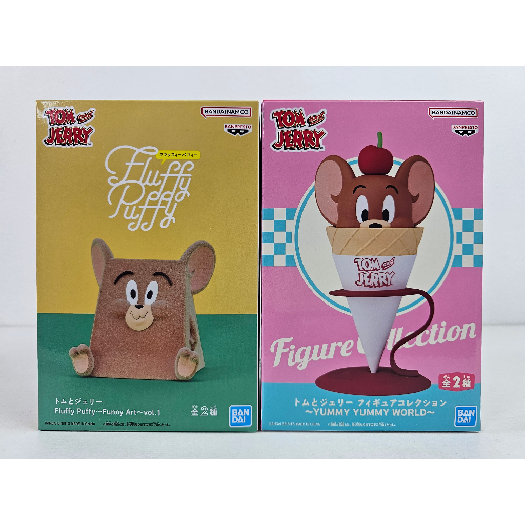 [ฟิกเกอร์แท้] Tom and Jerry - Fluffy Puffy ~Funny Art~ / ~Yummy Yummy ...