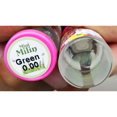 คอนแทคเลนส์ รุ่น mini Milin สี Gray / Green (0.00) | Shopee Thailand