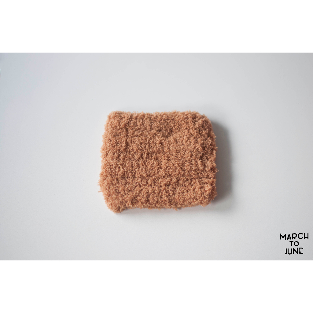 Fluffy Coaster ที่รองแก้ว ที่รองแก้วไหมขนแกะ ไหมพรมถัก marchtojune | Shopee Thailand