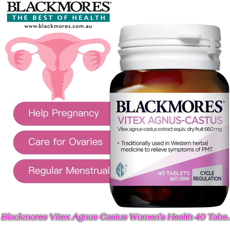 Blackmores Vitex Agnus Castus Women's Health 40 เม็ด วิตามินช่วย ...