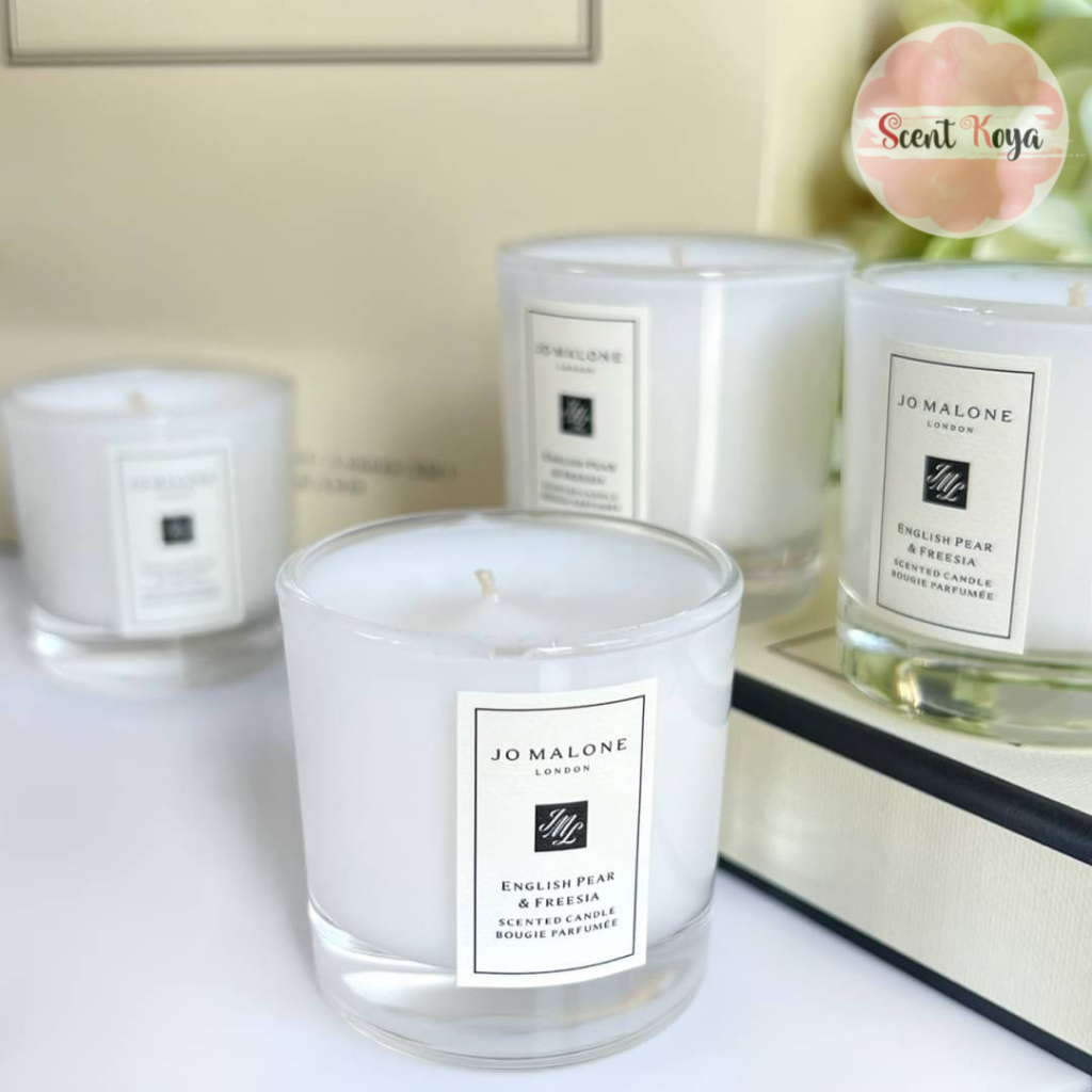 ของแท้ เทียนหอมโจมาโลน Jo Malone English Pear & Freesia Candle 35g (size mini) | Shopee Thailand