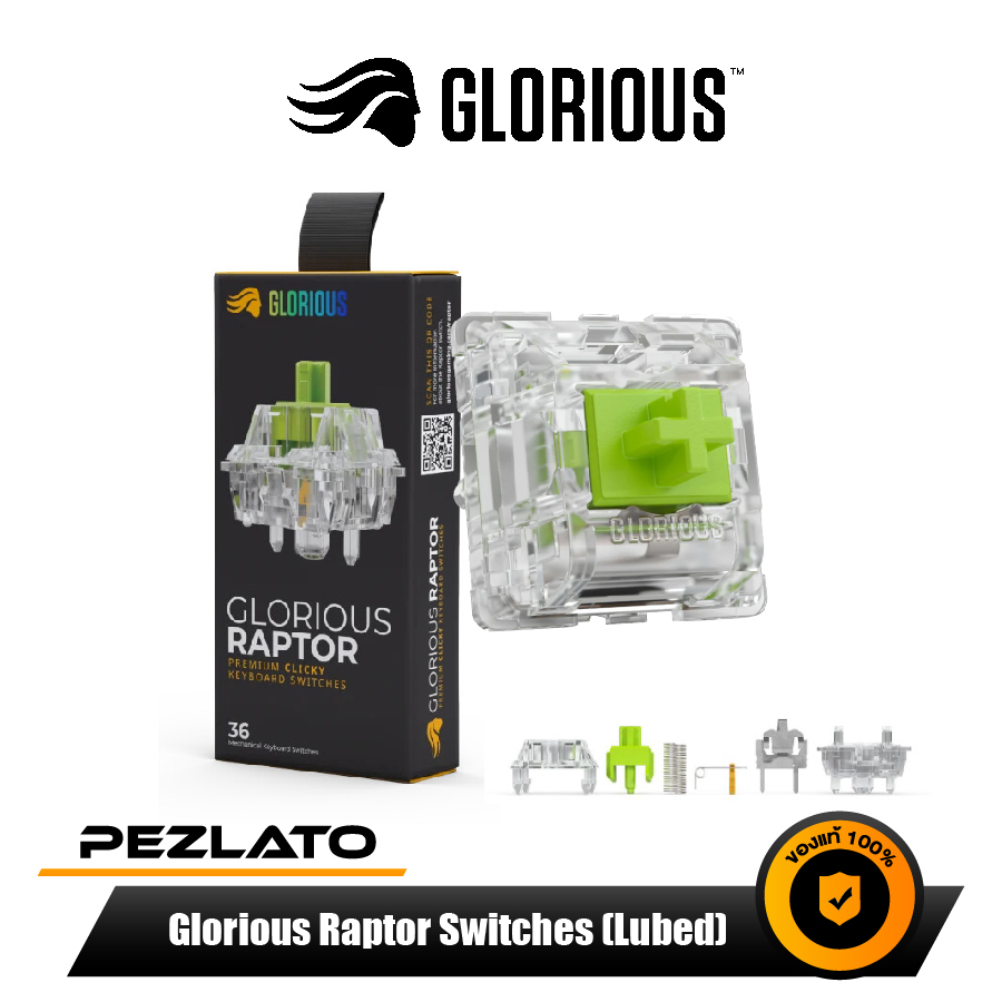 Glorious Raptor Switches (Lubed) | Shopee Thailand