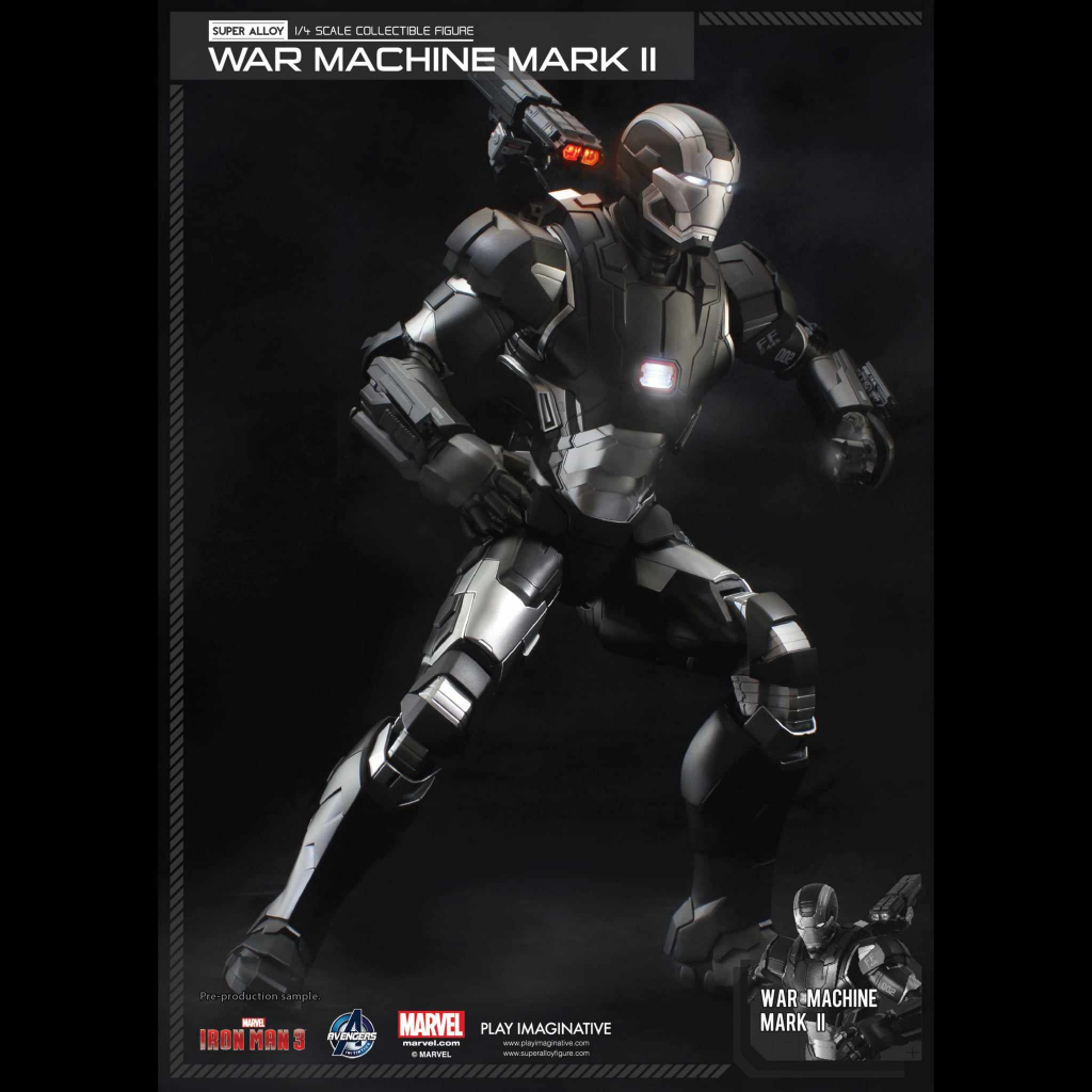 SUPER ALLOY ¼ Scale WAR MACHINE MARK II 2 EXCLUSIVE EDITION Diecast ...