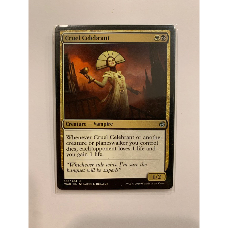 Cruel Celebrant Commander EDH MTG Single Card | Shopee Thailand