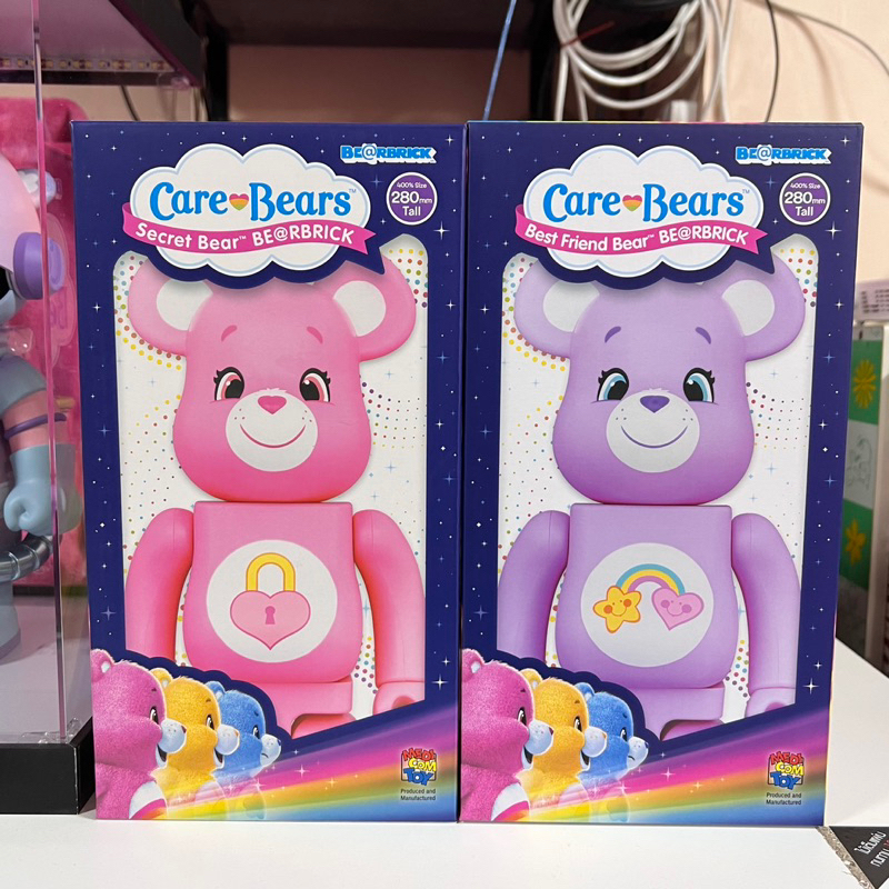 (พร้อมส่ง) Bearbrick Care Bears Secret Bear, Best Friend Bear 400％ ใหม่ ...