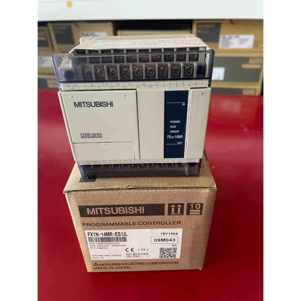 PLC MITSUBISHI : FX1N-14MR-ES/UL ราคารวมVatมีสต๊อกในไทย | Shopee Thailand