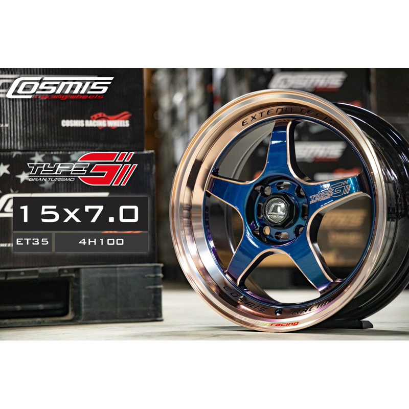 ล้อแม็กซ์ Cosmis s1 Type R ขอบ 15 4/100 สีลิมิเตด สวย สปอร์ต ปบบ ไม่ซ้ำใคร ราคาต่อสี่วง | Shopee ...