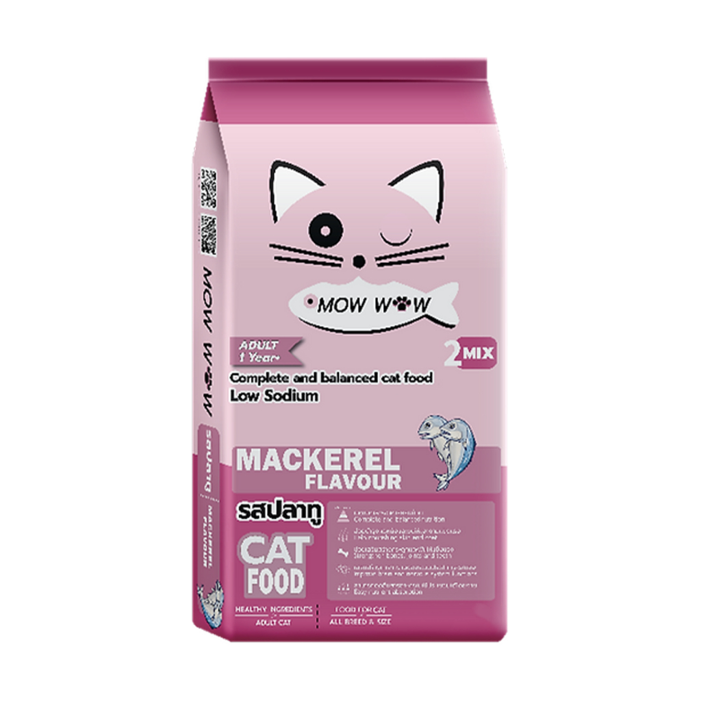 Mow wow ม๊าว ว๊าว อาหารแมว แบบเม็ด ขนาด 7KG | Shopee Thailand