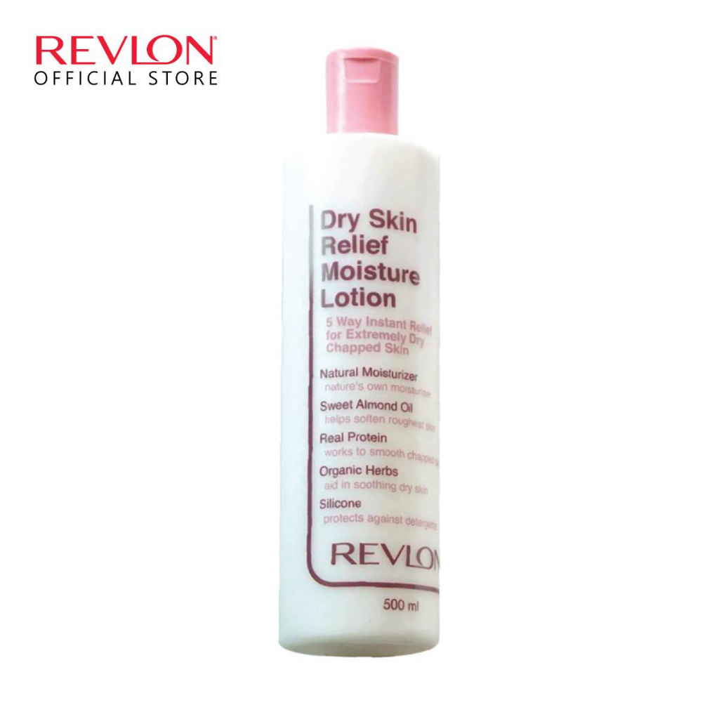 Revlon Dry Skin Relife Moisture Lotion 500ml. เรฟลอน โลชั่นเข้มข้น ...