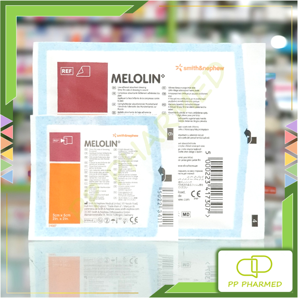 Melolin แผ่นปิดป้องกันแผล ดูดซับของเหลว ไม่ติดแผล Cushioned Dressing ...