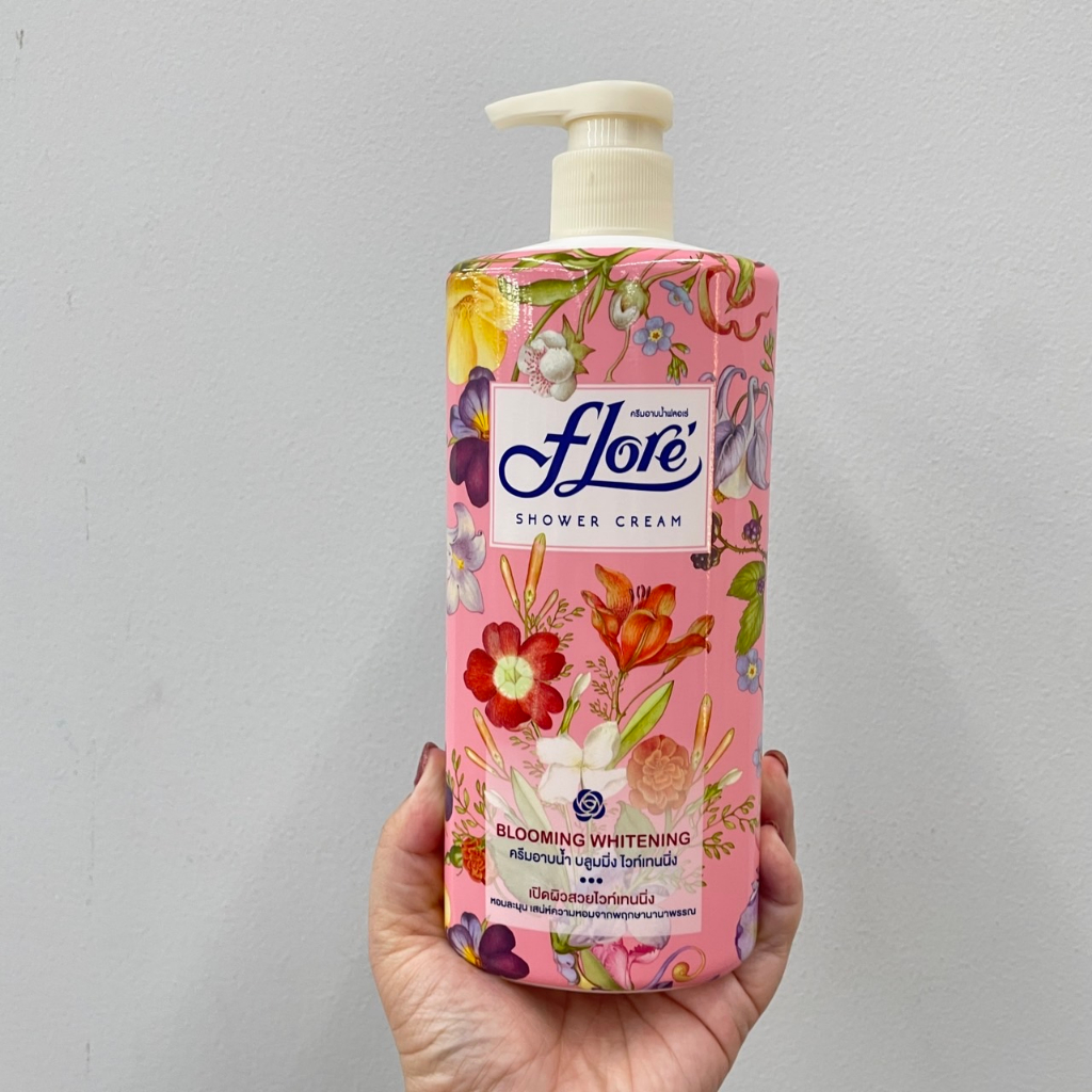 Flore Blooming Whitening Shower Cream ฟลอเร่ บลูมมิ่ง ไวท์เทนนิ่ง ครีม ...