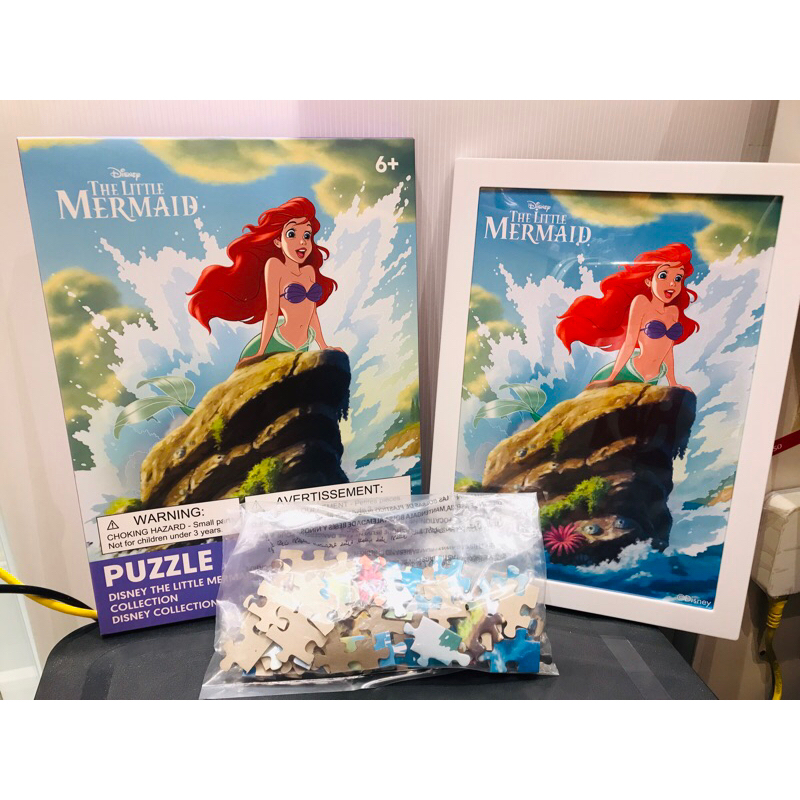 จิ๊กซอว์ the little Mermaid 100ชิ้น พร้อมกรอบรูป ลิขสิทธิ์แท้จากminiso ...