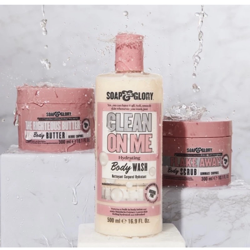 กลิ่นหอมมาก ติดทน Soap & Glory โซพ แอนด์ กลอรี่ คลีน ออน มี ไฮเดรติ้ง ...