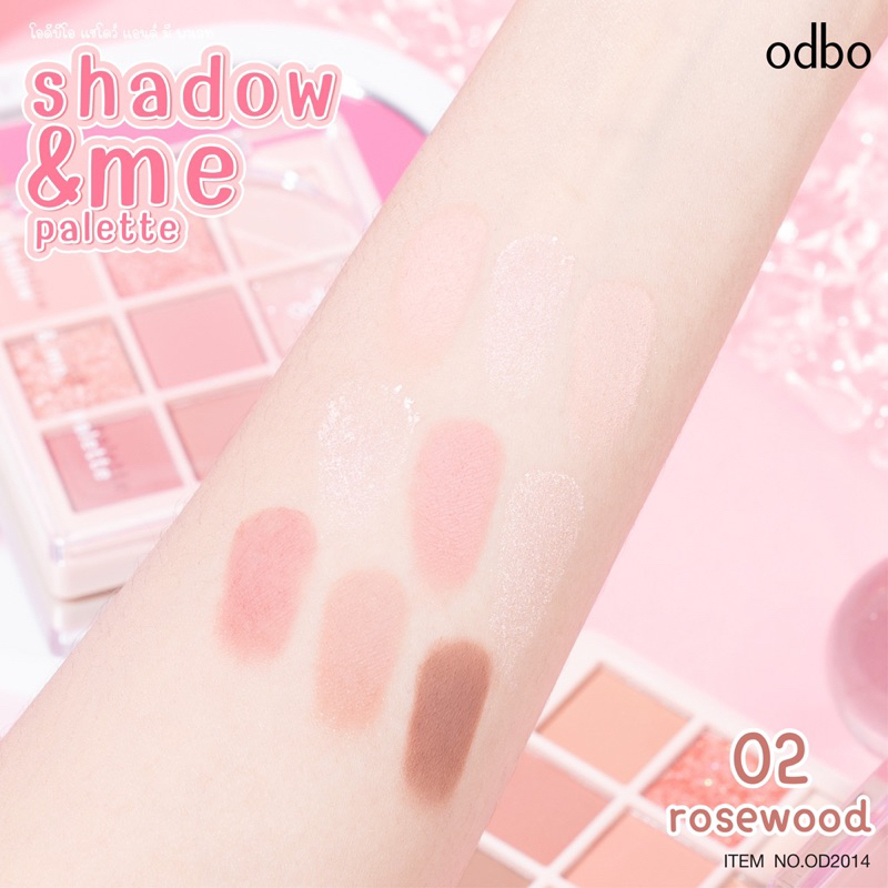[ส่งด่วน - ราคาถูก ] ODBO Shadow & Me Palette โอดีบีโอ แชโดว์ แอนด์ มี พาเลท OD2014 ขนาด 6.5g ...