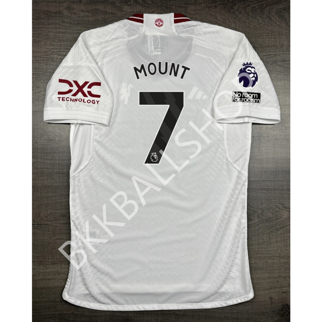 [Player] - เสื้อฟุตบอล แมนยู 3rd Third เยือนสาม 2023/24 เกรดนักเตะ พร้อมอาร์ม EPL 7 MOUNT ...