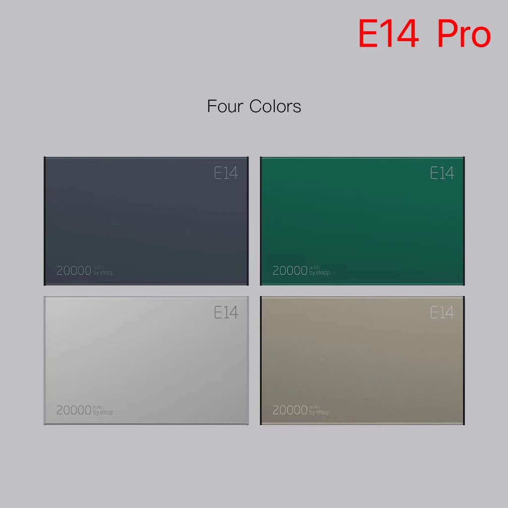 Eloop E14 Pro แบตสำรอง 20000mAh PD 20W PowerBank USB Type C พาวเวอร์ ...