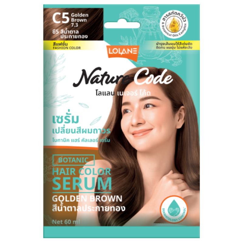 Lolane Nature Code Botanic Hair Color SERUM 30+30 ml. โลแลน เนเจอร์ ...