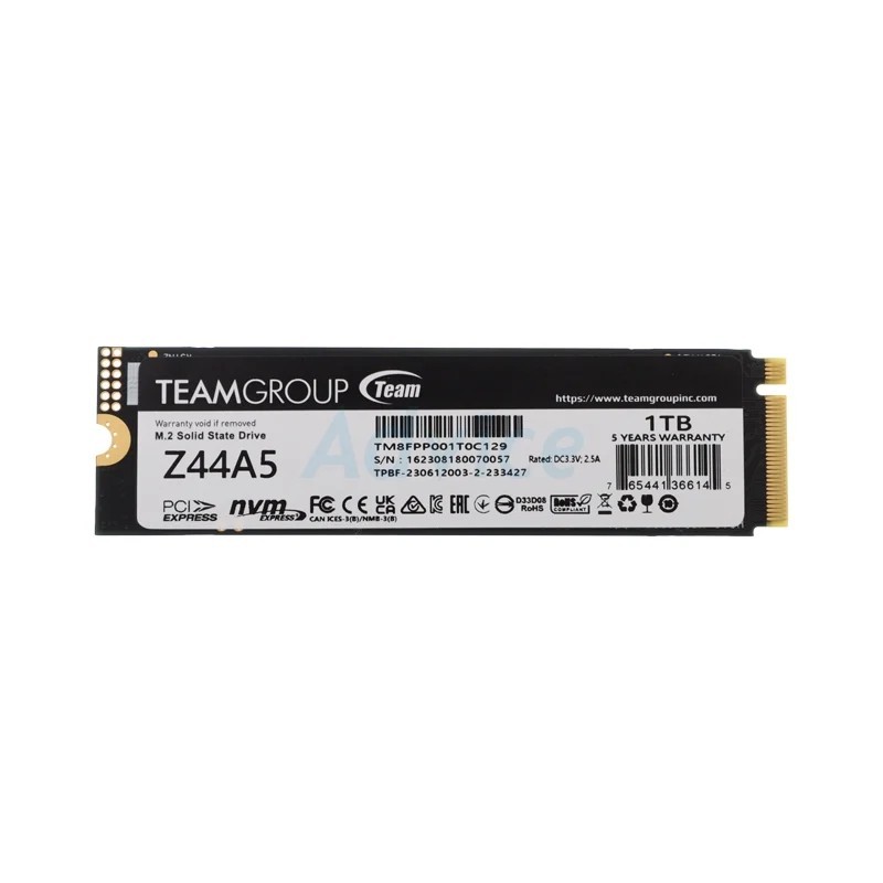 T-FORCE 1 TB SSD M.2 PCIe 4.0 Z44A5 (TM8FPP001T0C129) - A0154654 ...