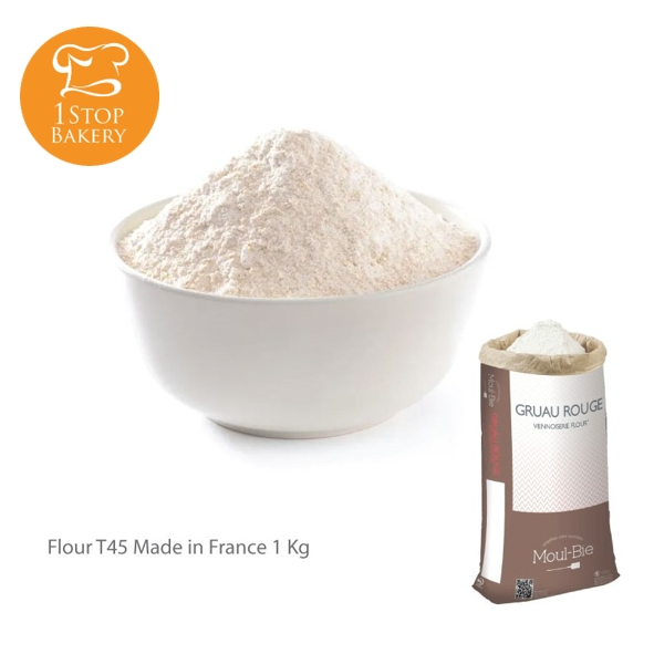 Flour T45 Made in France 1 Kg. / แป้งเค้กฝรั่งเศส ที45 แบ่งบรรจุ 1 ...