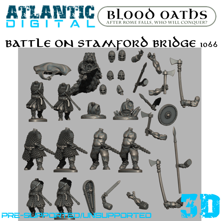 Battle on Stamford bridge 1066 - High quality and detailed 3d print ...