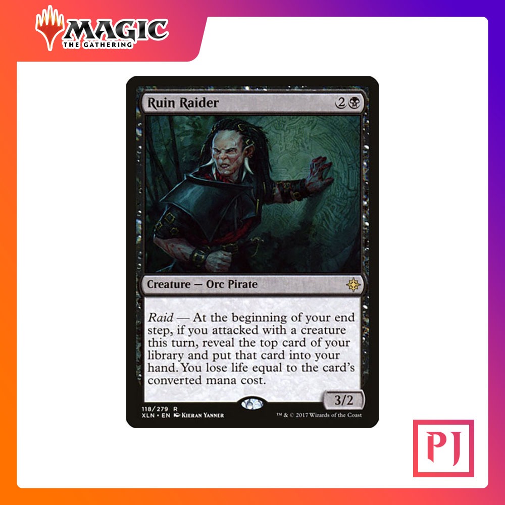 [MTG] Ruin Raider [XLN] [BLACK] [RARE] [NORMAL] [ENG] (การ์ดเมจิค / Magic the Gathering ...