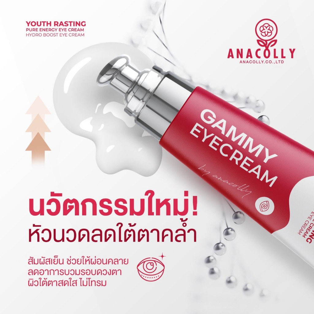อายครีม รวมสารสกัดบำรุงใต้ตา GAMMY EYE CREAM | Shopee Thailand