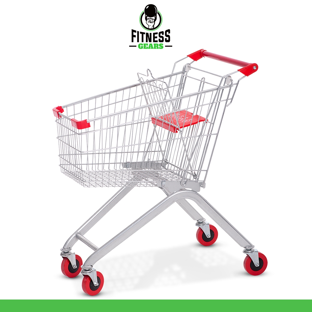 Fitness Shopping Trolley รถเข็นซุปเปอร์มาร์เก็ต 4 ล้อ ไม่ทำพื้นเป็นรอย ...
