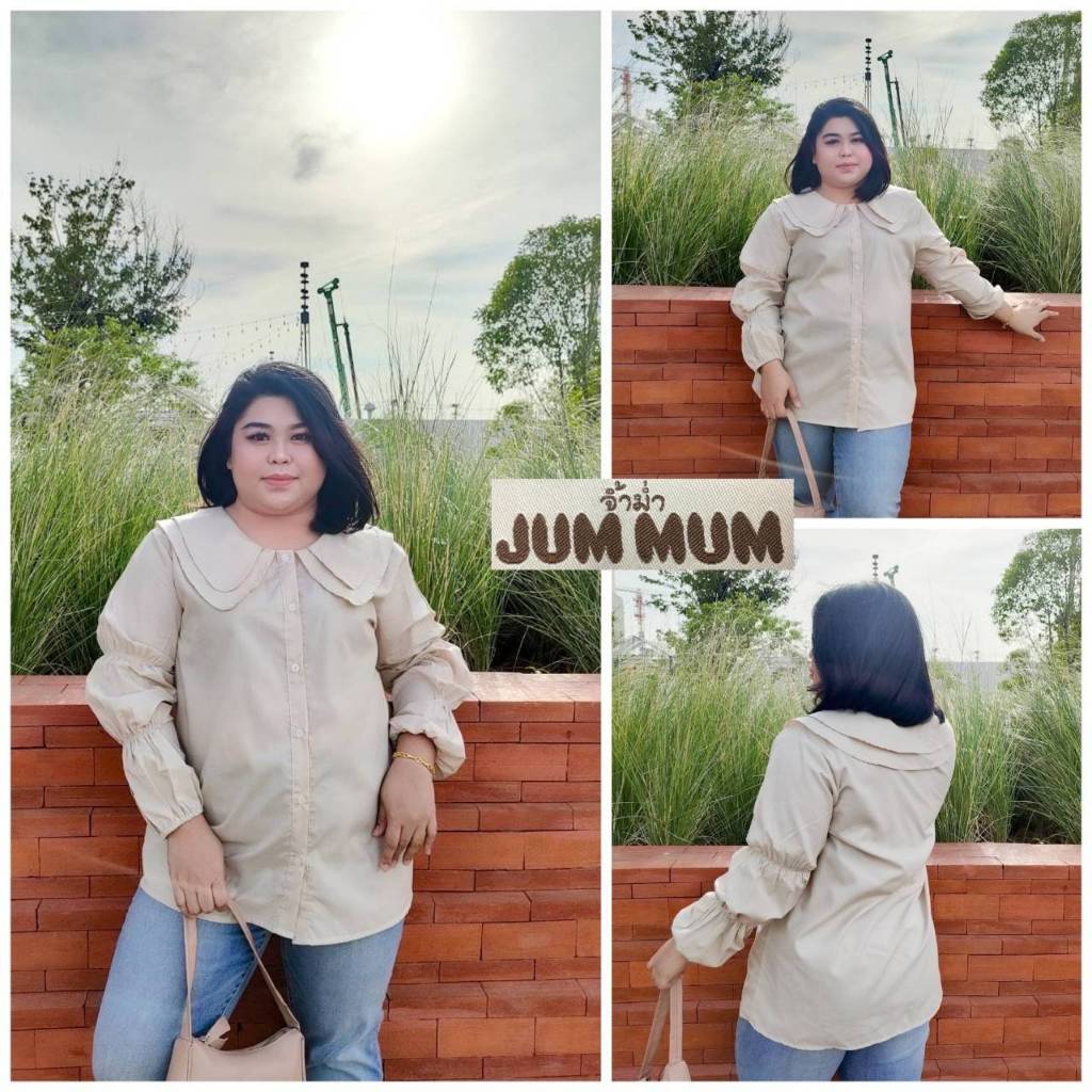 🔥Plussize🔥เสื้อคนอ้วน🔥S อก 44” - 46” M อก 48” - 50” L อก 52” - 54 XL อก 56” - 60 | Shopee Thailand