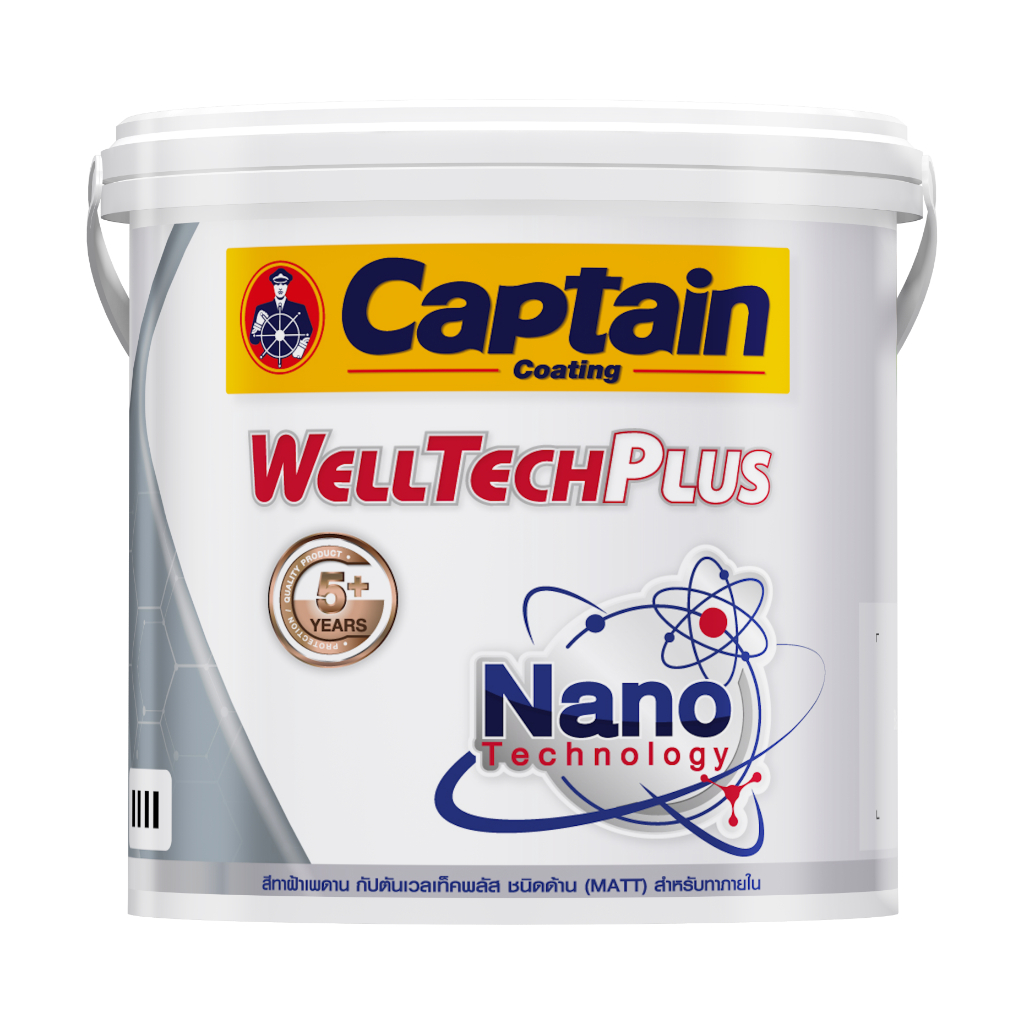 WELLTECH PLUS CEILING สีน้ำทาฝ้าเพดาน เวลเท็ค พลัส ขนาด 1 GL | Shopee ...