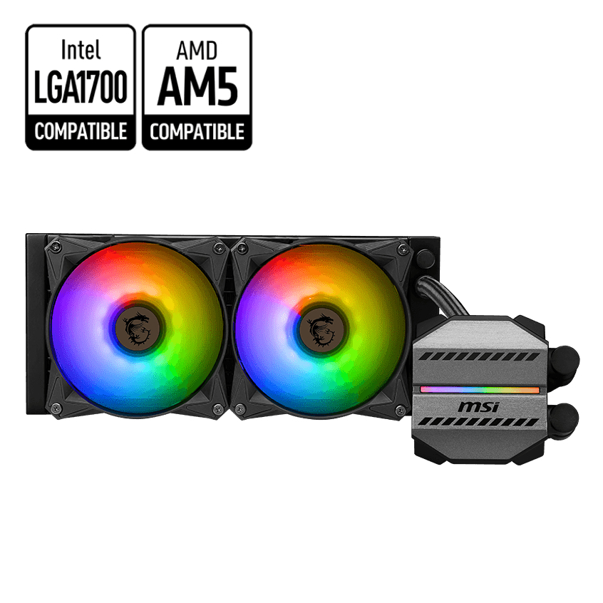 MSI MAG CORELIQUID M240 ARGB LIQUID COOLER | Shopee Thailand