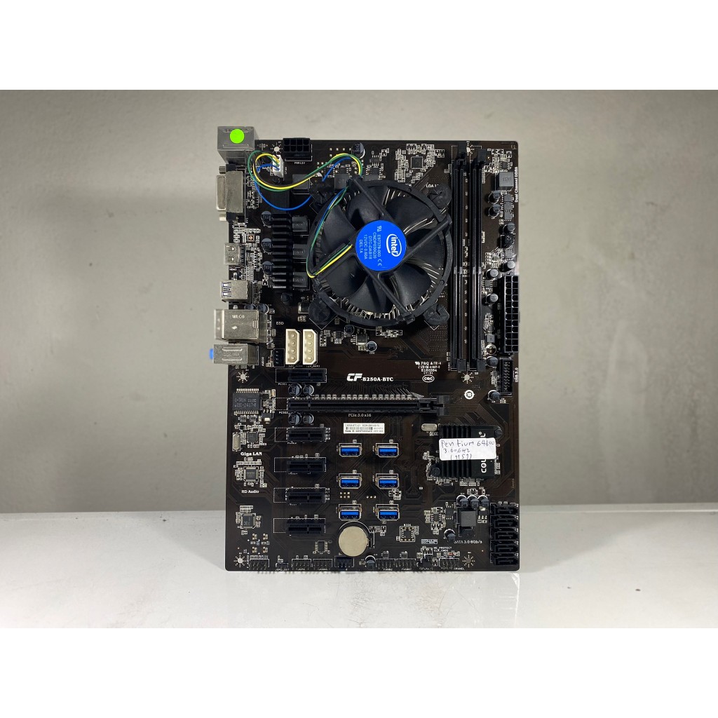 ชุดเซ็ตซีพียู+บอร์ด CPU PENTIUM (เลือกได้) + COLORFUL B250A-BTC SOCKET1151 ไม่มีเพทหลัง MAXCOM ...