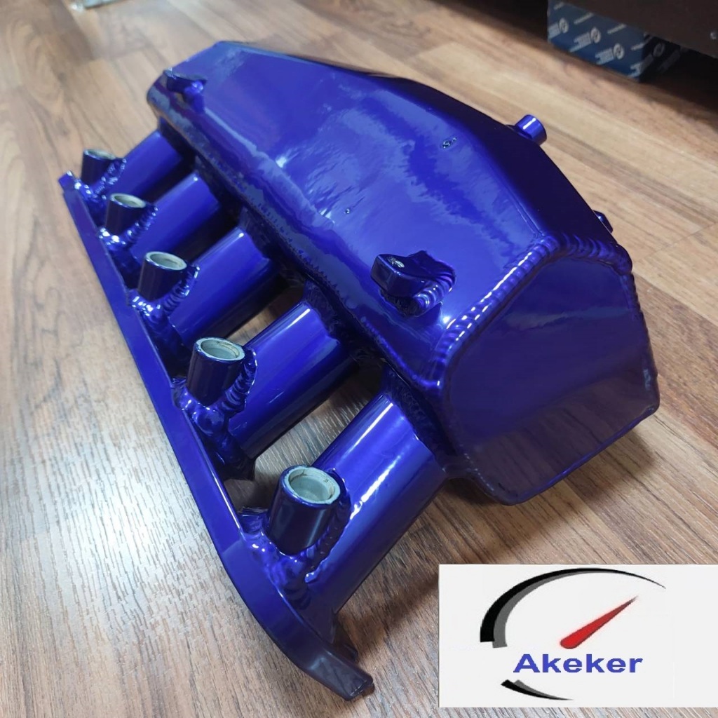 Purple Candy Powder Coat Aluminium Intake Manifold For Volvo S60 V70 ...