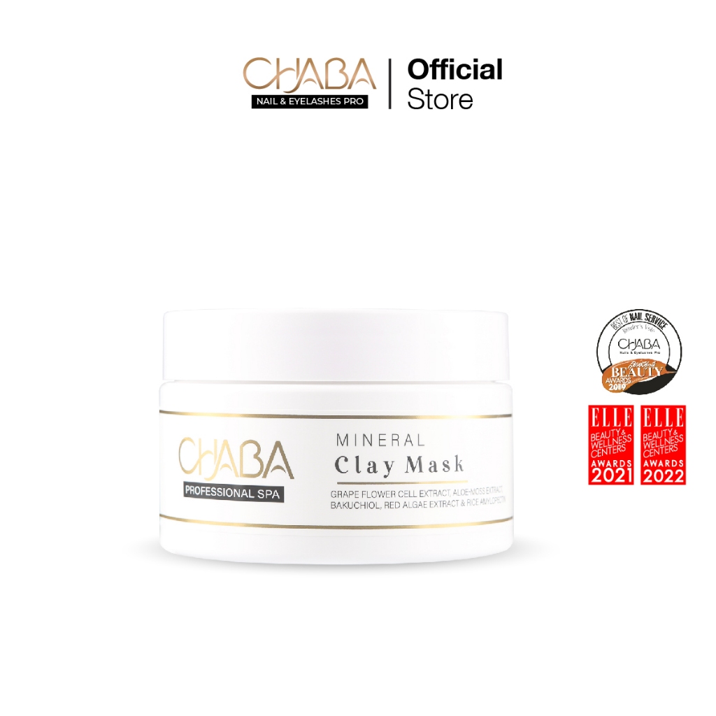 CHABA Professional Spa Mineral Clay Mask 250g. มิเนอรัล เคลย์ มาส์ก ...