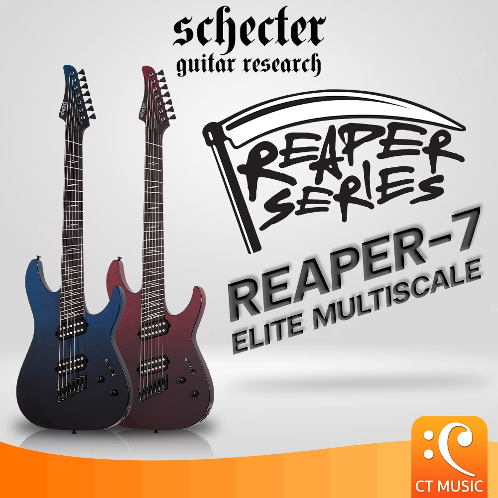 Schecter Reaper-7 Elite Multiscale กีตาร์ไฟฟ้า Reaper7 Reaper 7 ...