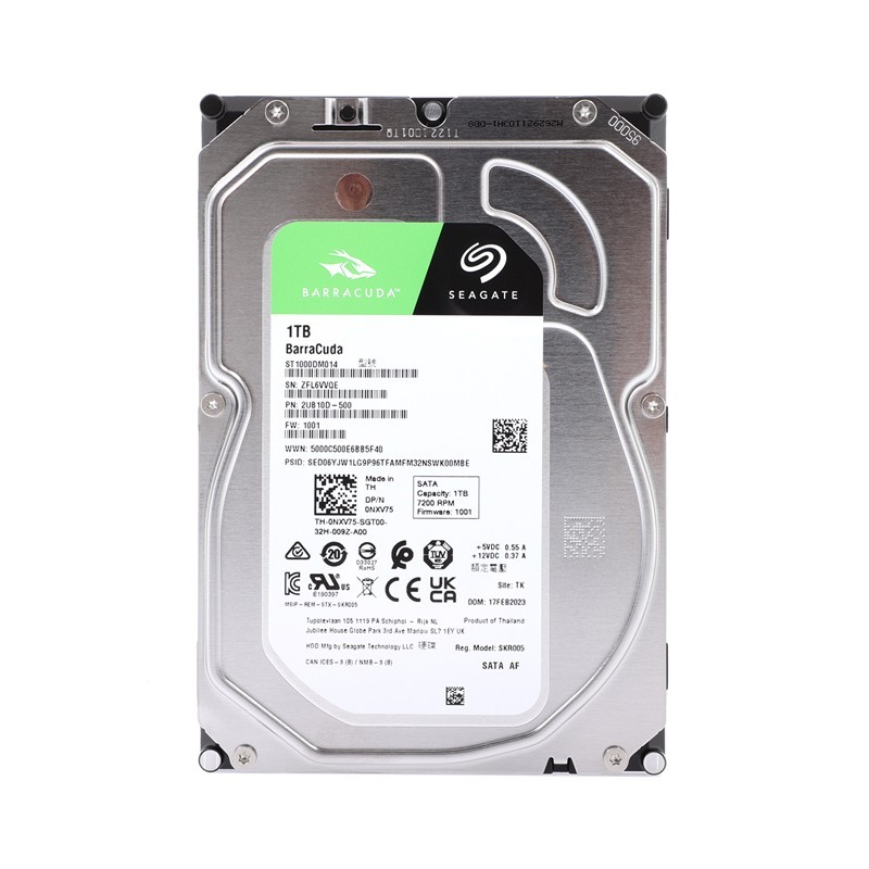 SEAGATE 1 TB HDD BARRACUDA (7200RPM, 256MB, SATA-3, ST1000DM014) - A0150699 | Shopee Thailand