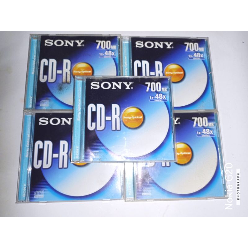 แผ่นบันทึกข้อมูล Sony CD-R 700MB | Shopee Thailand