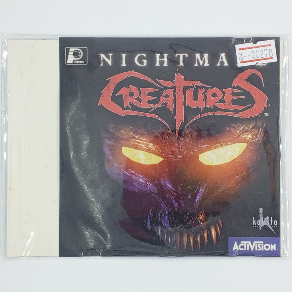 [00278] NIGHTMARE CREATURES (US) แผ่นเกมก็อปปี้ PS1 แผ่นเกมปั๊มโรงงาน ...
