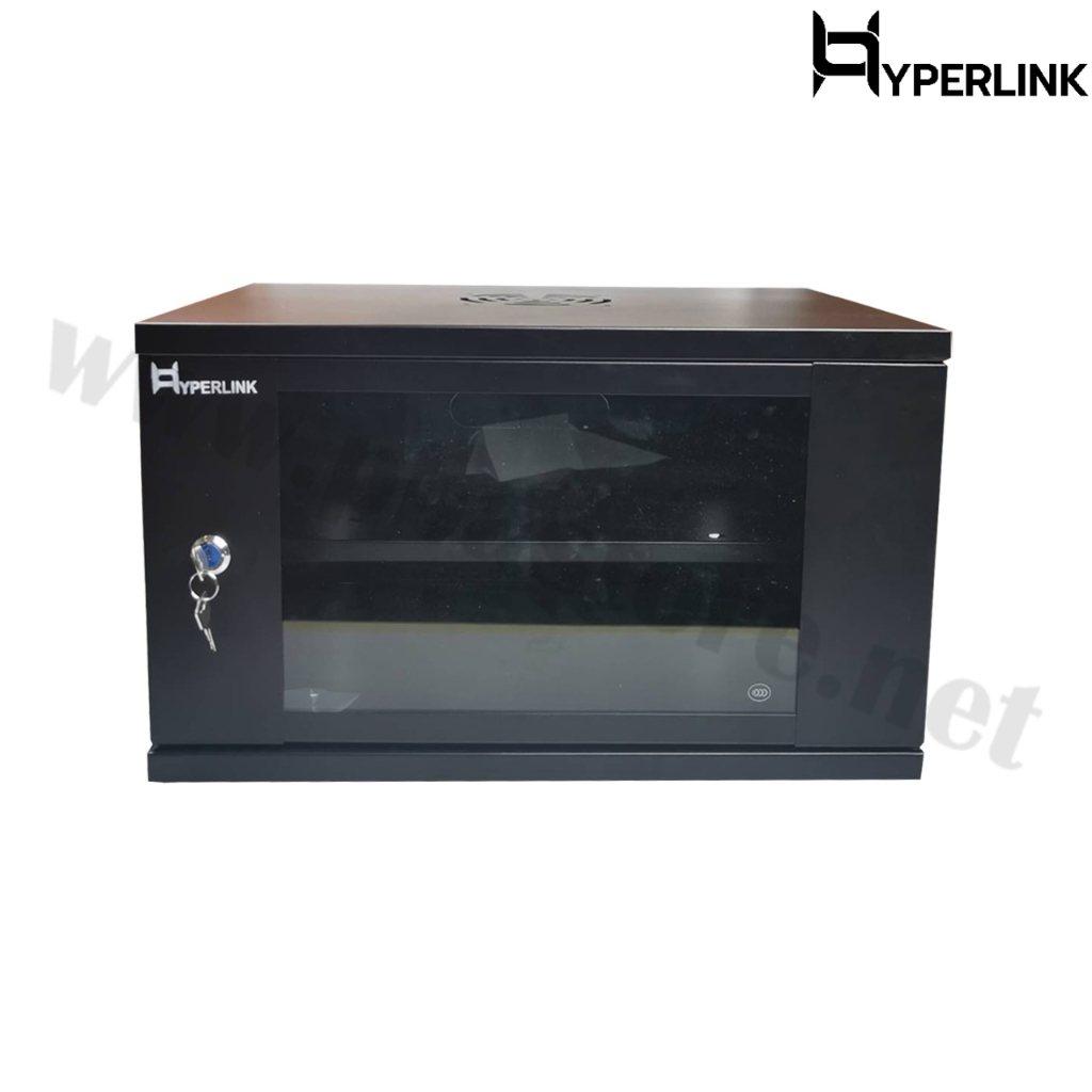 ตู้ RACK HYPERLINK ขนาด 6U ลึก 40 CM สีดำ HI-CUT รุ่น 6U-H40 | Shopee ...