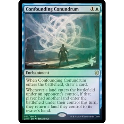[MTG][Single][ZNR] Confounding Conundrum ระดับ Rare [ภาษาอังกฤษ ...