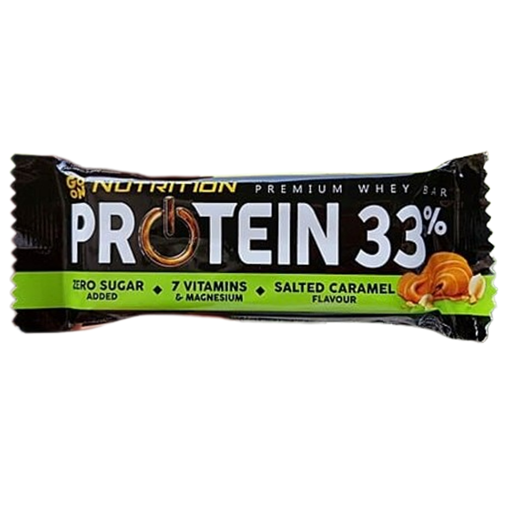 Protein 33% Go On Protein Premium Whey Bar Protein 33% Zero Sugar ...