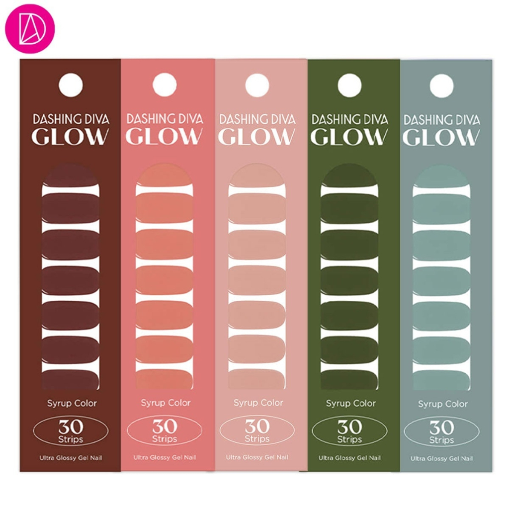 Dashing Diva แผ่นเจลติดเล็บ Glow รุ่น WMC007-WMC013 จำนวน 1 เซตมี 30 เล็บ | Shopee Thailand