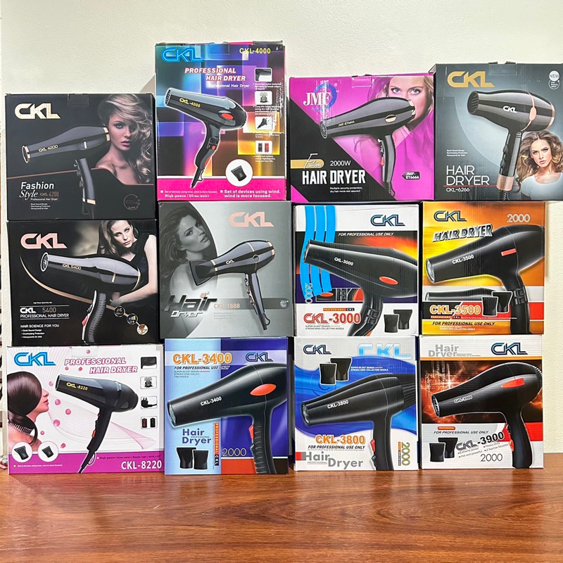 ไดร์เป่าผม เป่าผม CKL 260/6266 (1200w) // ckl 5600/5400(2200w).ckl 3900 /3800/3500(2000w) ลมร้อน ...