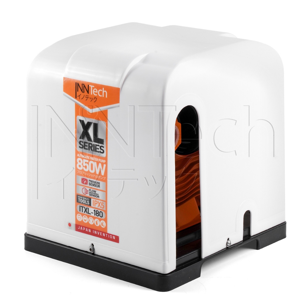 InnTech ปั๊มน้ำออโต้ 850W XL Series รุ่น ITXL-180 พร้อมฝาครอบ แถมฟรี! ฟุตวาล์ว กะโหลกดูดน้ำ ข้อ ...
